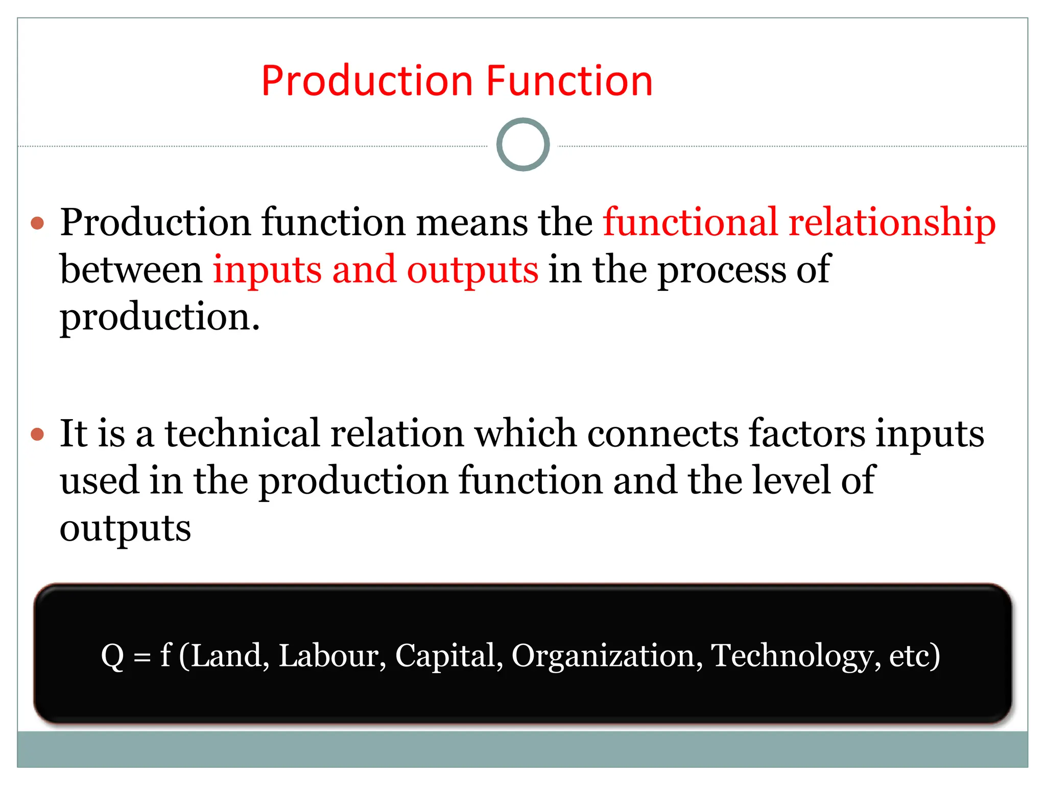 10) Production function and laws of production.pptx