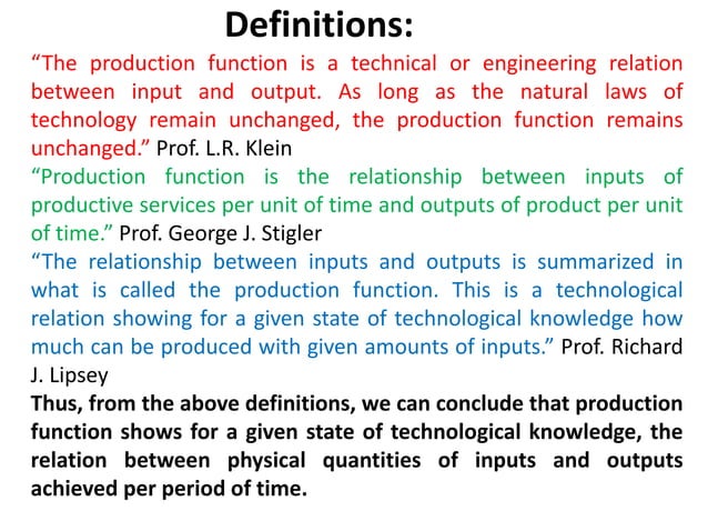 10) Production function and laws of production.pptx