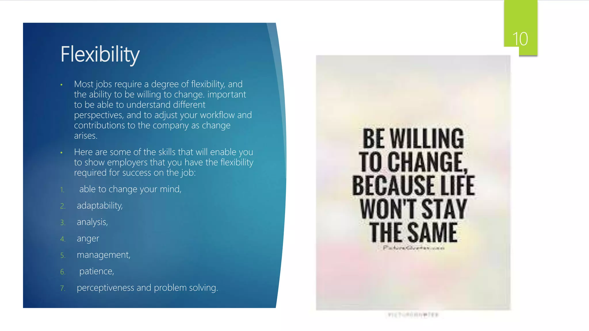 10 professional skills i want to develop | PPT