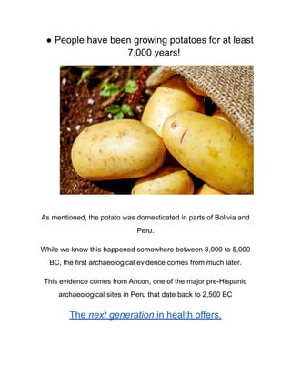 10 profound facts about potatoes | PDF