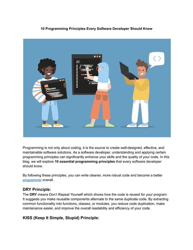 10 Programming Principles Every Software Developer Should Know.pdf