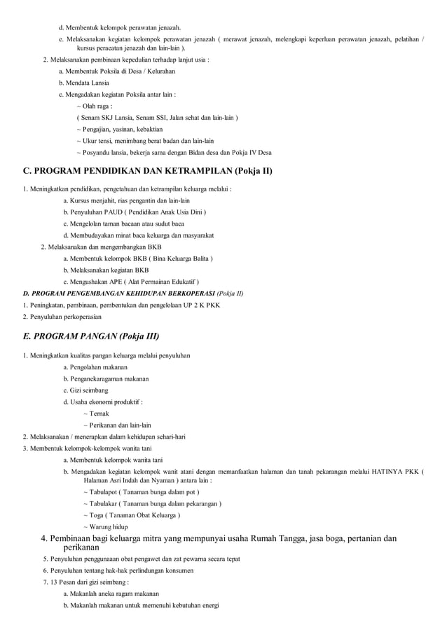 10 program pokok pkk | PDF