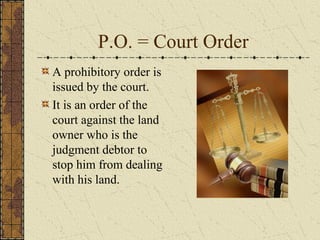 prohibitory order | PPT