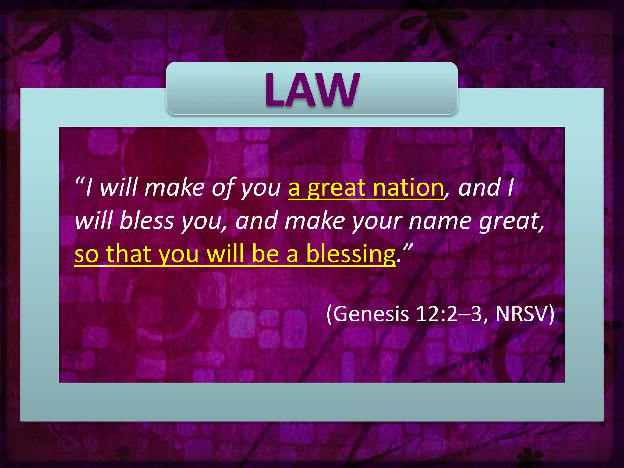 Framing the Promise: A Sermon on the Ten Commandments from Exodus 19:4 ...