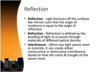 10 properties of light | PPTX