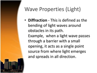 10 properties of light | PPTX