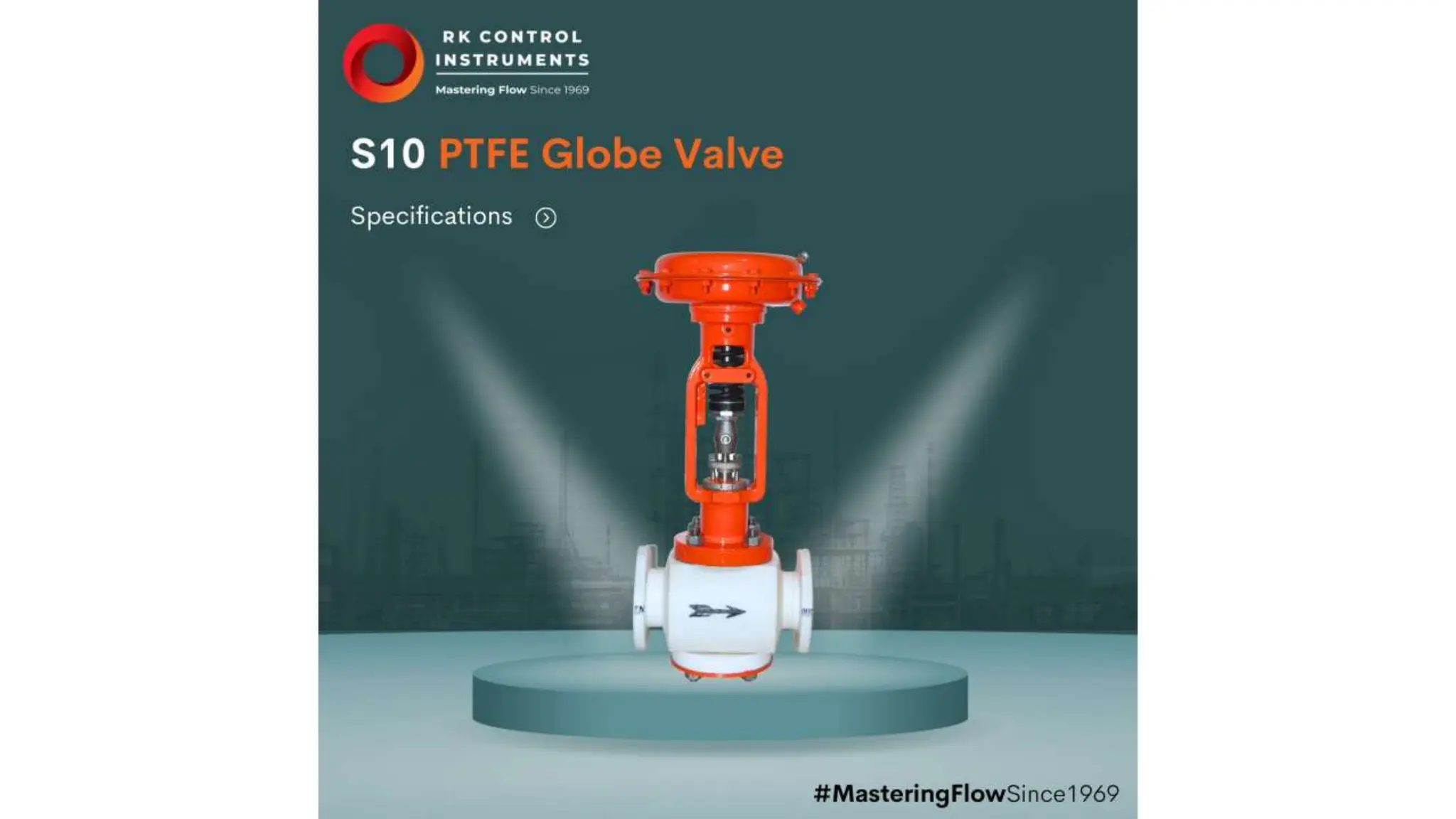 Get Series 10 PTFE Control Valve in India | PPTX