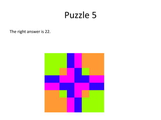 10 Puzzles Brief (with solutions) | PPTX