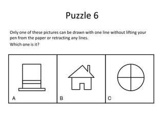 10 Puzzles Brief (with solutions) | PPTX