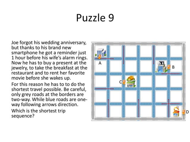10 Puzzles Brief (with solutions) | PPTX