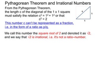 Irrational Root Theorem