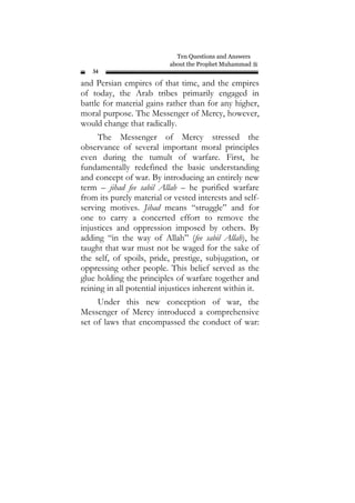 Ten Questions and Answers about the Prophet Muhammad (SAW) | PDF