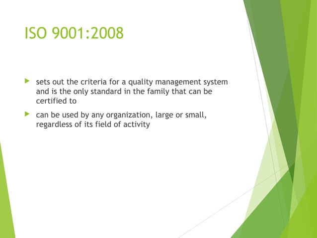 QUALITY STANDARDS | PPT | Non-Profit Organizations | Industries