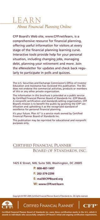 10 Questions to Ask when Choosing a Financial Planner | PDF