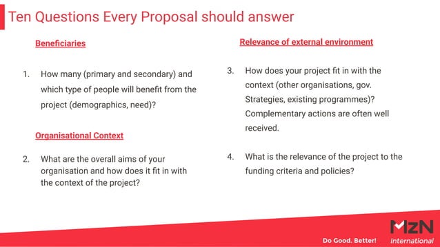 10 Questions every proposal should answer.pdf | Business | Business and ...
