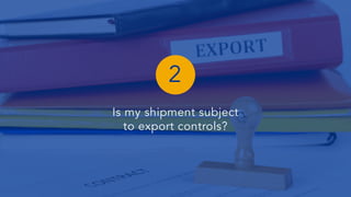 10 questions to ask before you export from the U.S. | PDF