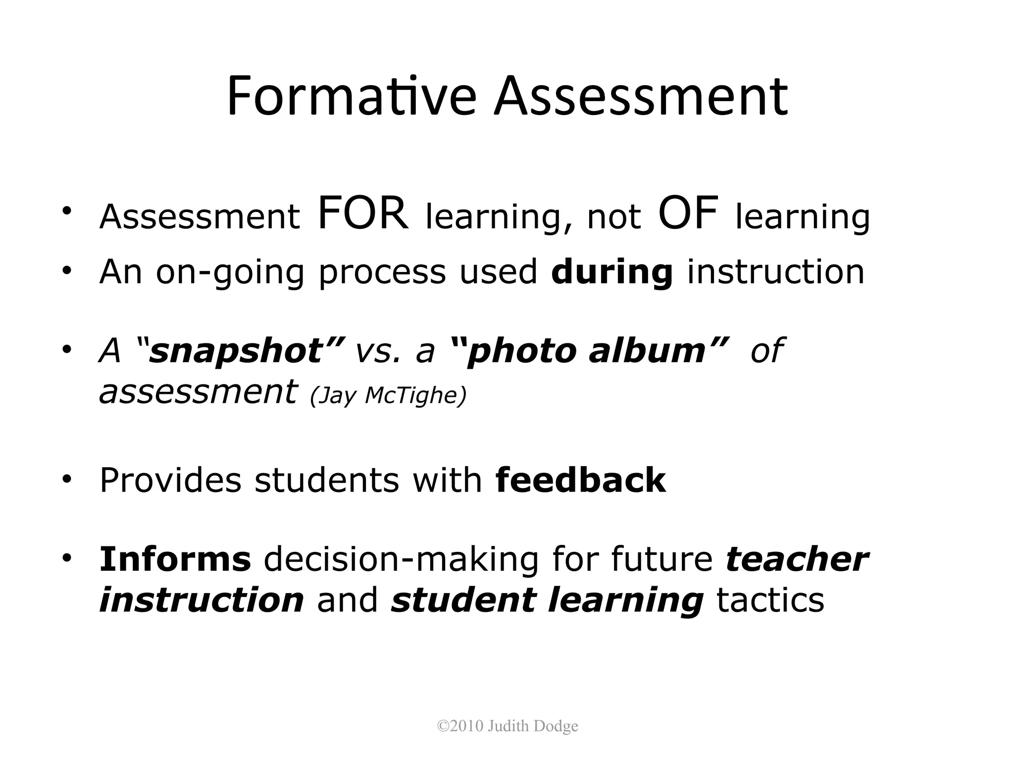 10 quick formative assessments | PPT