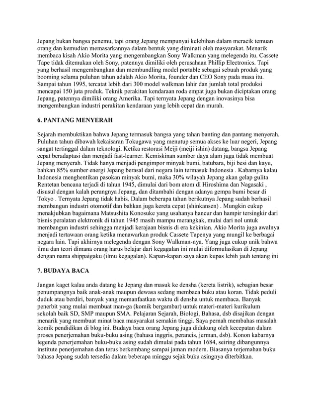10 rahasia sukses orang jepang | PDF 10 rahasia sukses orang jepang | PDF