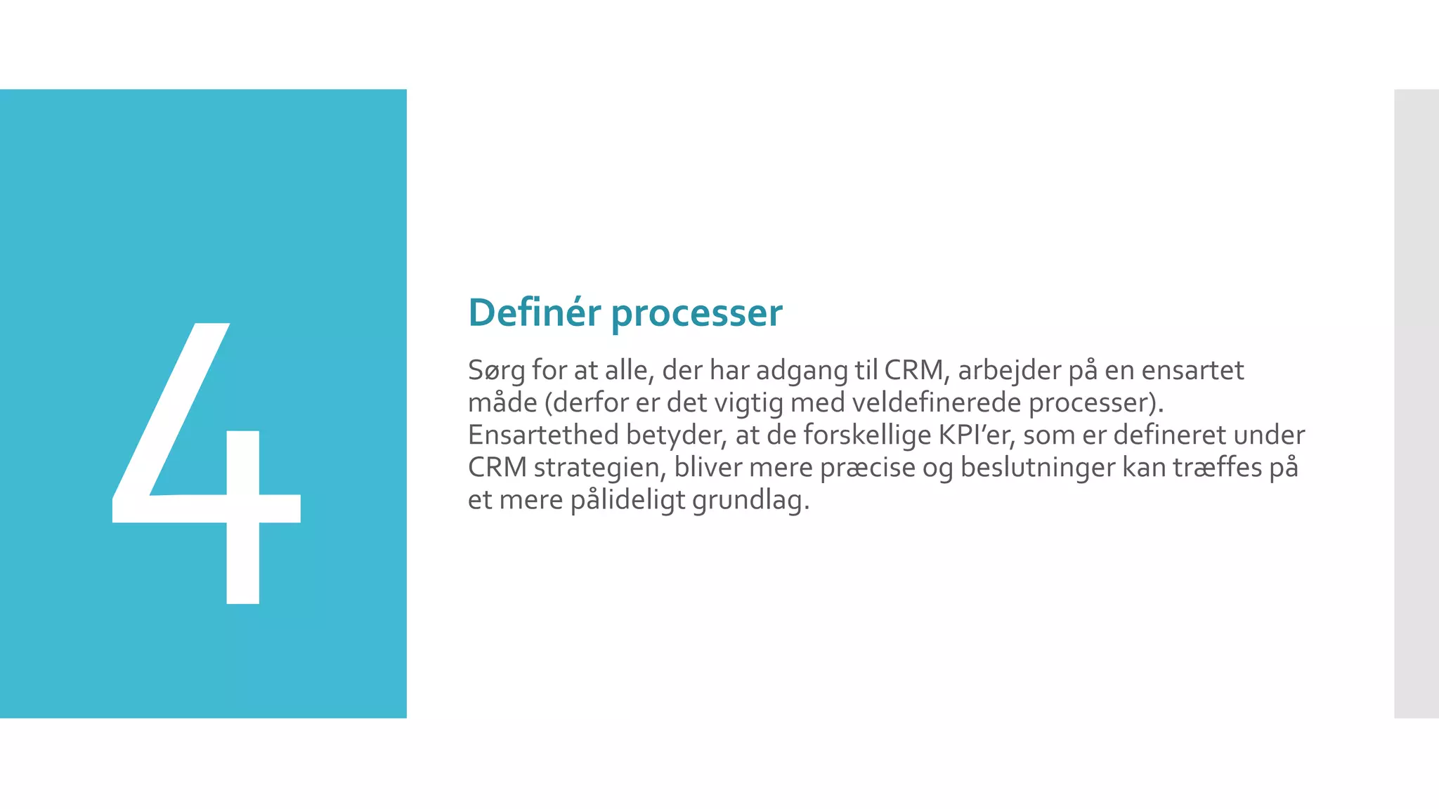 10 råd til en succesfuld CRM implementering | PPT