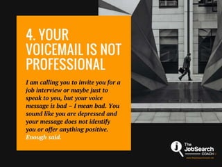 10 real reasons why hiring professionals & recruiters don't call you ...