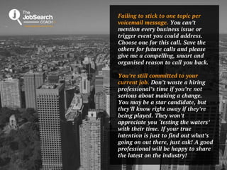 10 real reasons why hiring professionals & recruiters don't call you ...