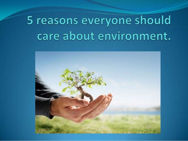 5 reasons everyone should care about environment