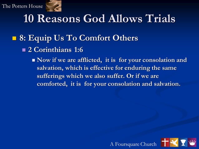 10 reasons God allows trials | PDF | Christianity | Religion & Spirituality