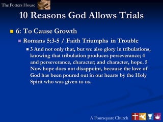 10 reasons God allows trials | PDF