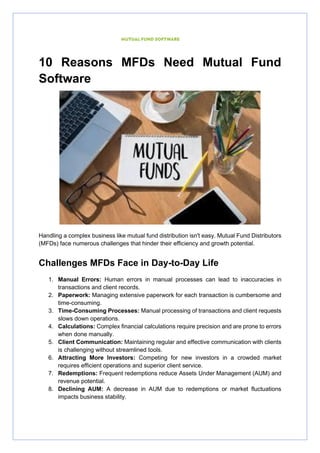 10 Reasons MFDs Need Mutual Fund Software.pdf