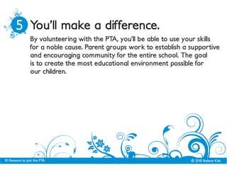 10 Reasons to Join the PTA | PPT