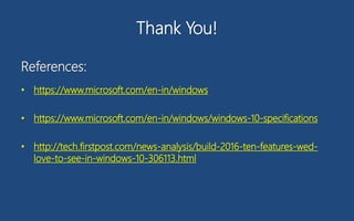 10 Reasons to Love Windows 10 | PPT