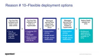 10 reasons to upgrade OpenText Documentum | PPTX