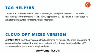 10 Reasons to use ASP.NET MVC 6 | PPTX