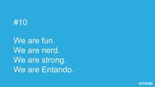 10 reasons to work at entando | PPT
