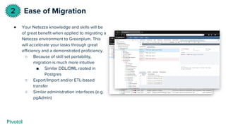 Ten Reasons Why Netezza Professionals Should Consider Greenplum | PPT