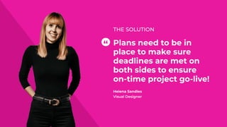 10 reasons web projects dont go live on time and how to avoid them ...