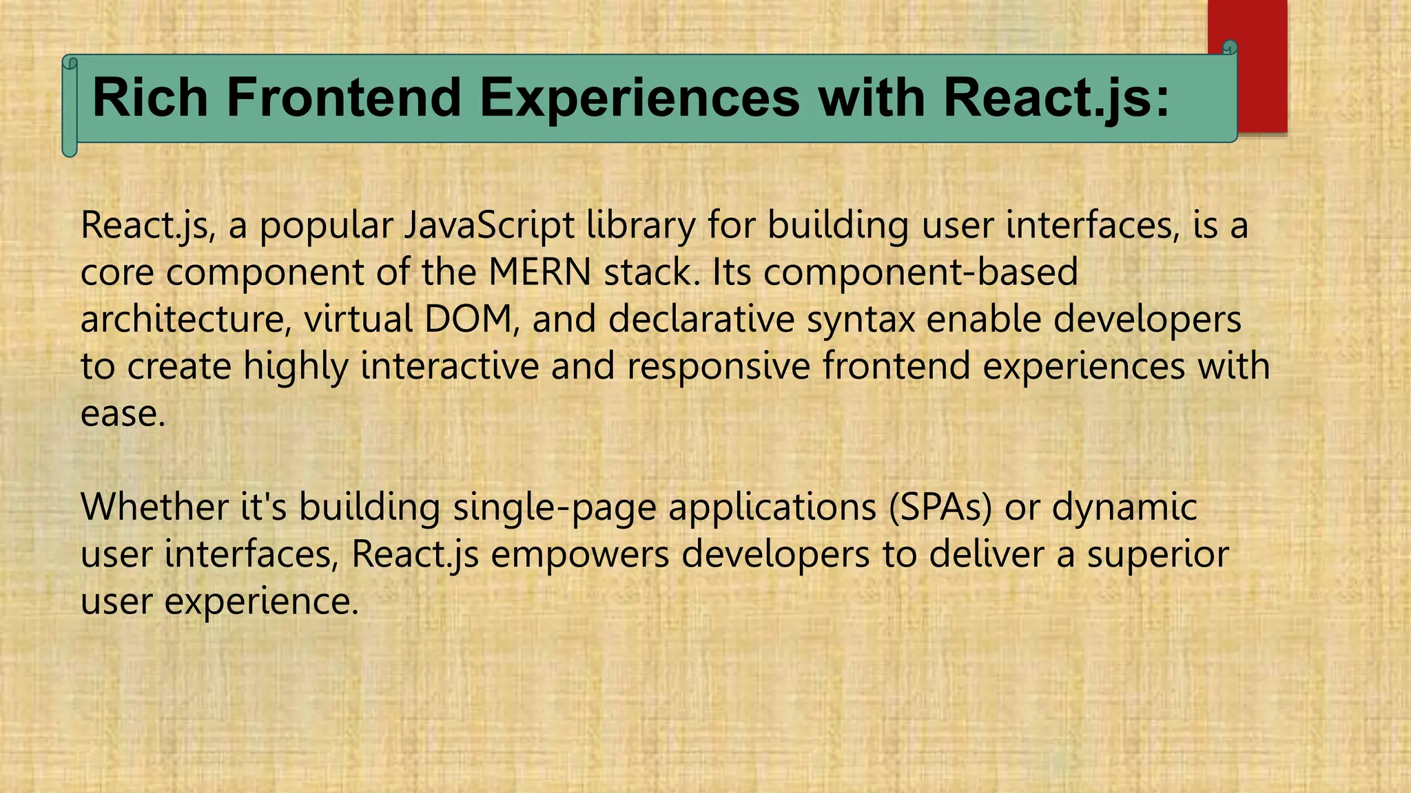 10 Reasons Why MERN Stack Development is the Perfect Choice for Your Next Project.pptx | Web ...