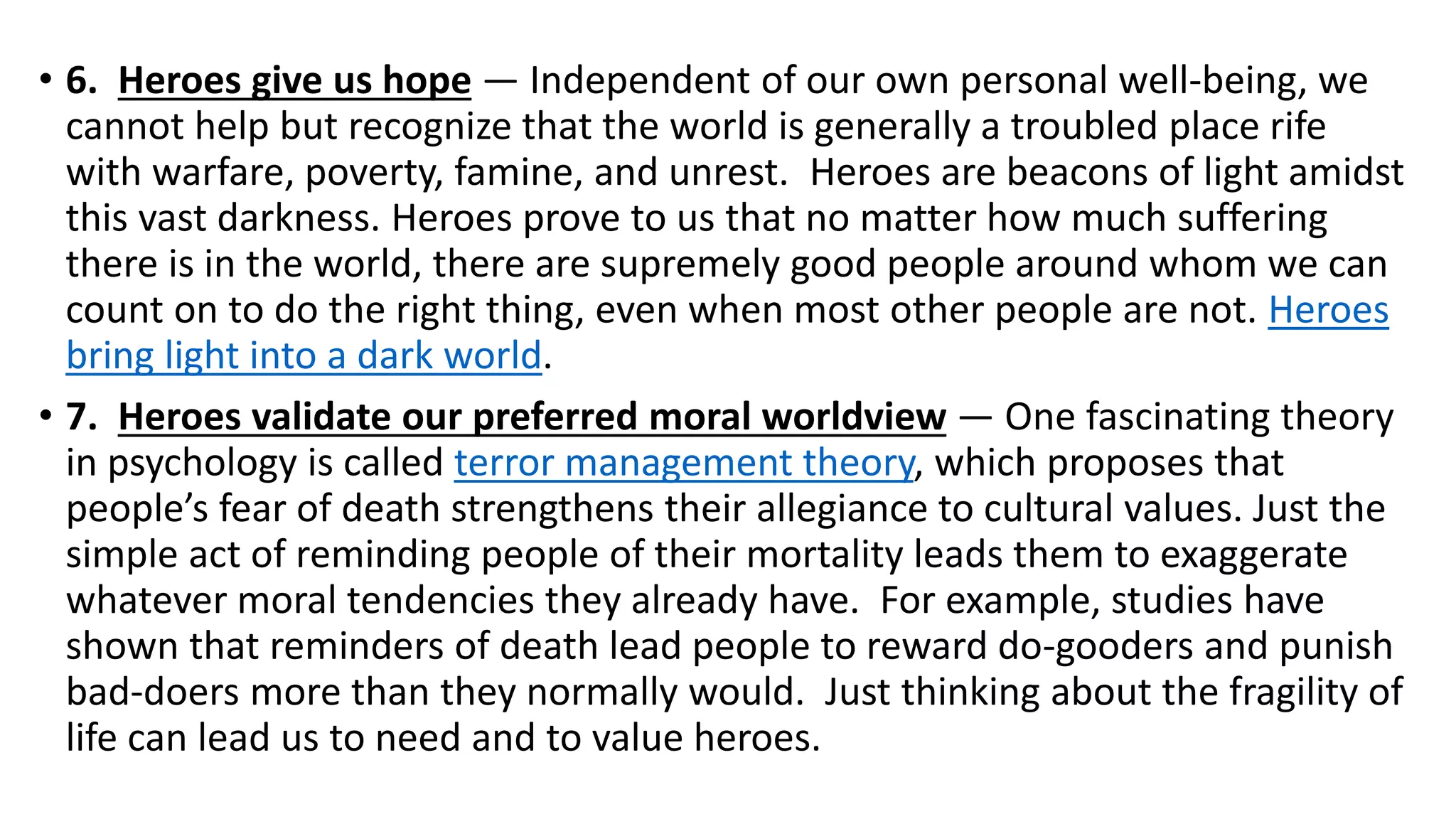 10 reasons why_we_need_heroes | PPTX