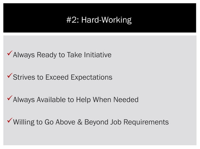 10 Reasons Why You Should Hire Me | PPT | Resume Writing and Advice ...