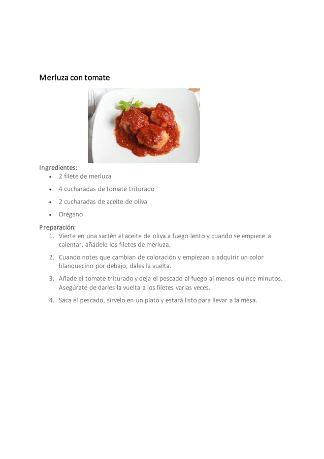 10 recetas | DOCX