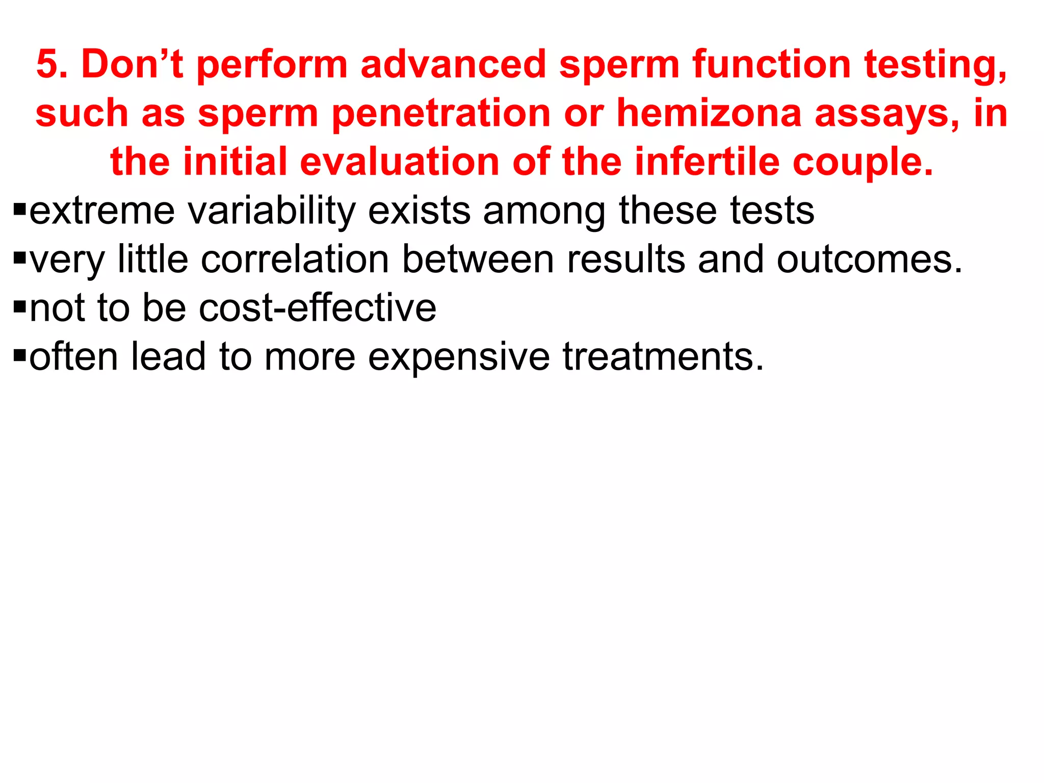 10 recommendations of ASRM | PPT