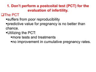 10 recommendations of ASRM | PPT