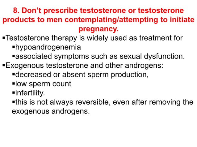 10 recommendations of ASRM | PPT