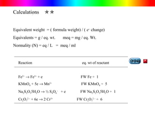 10redox jntu pharmacy | PPT