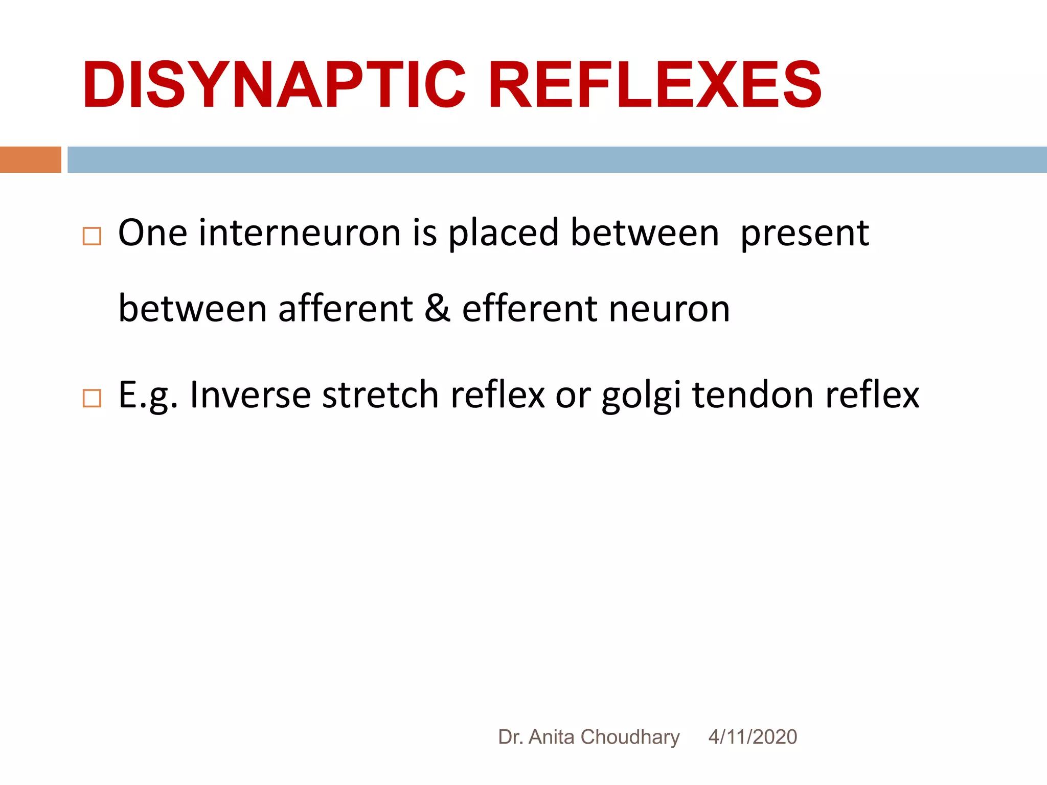 REFLEX ( Physiology) | PPTX