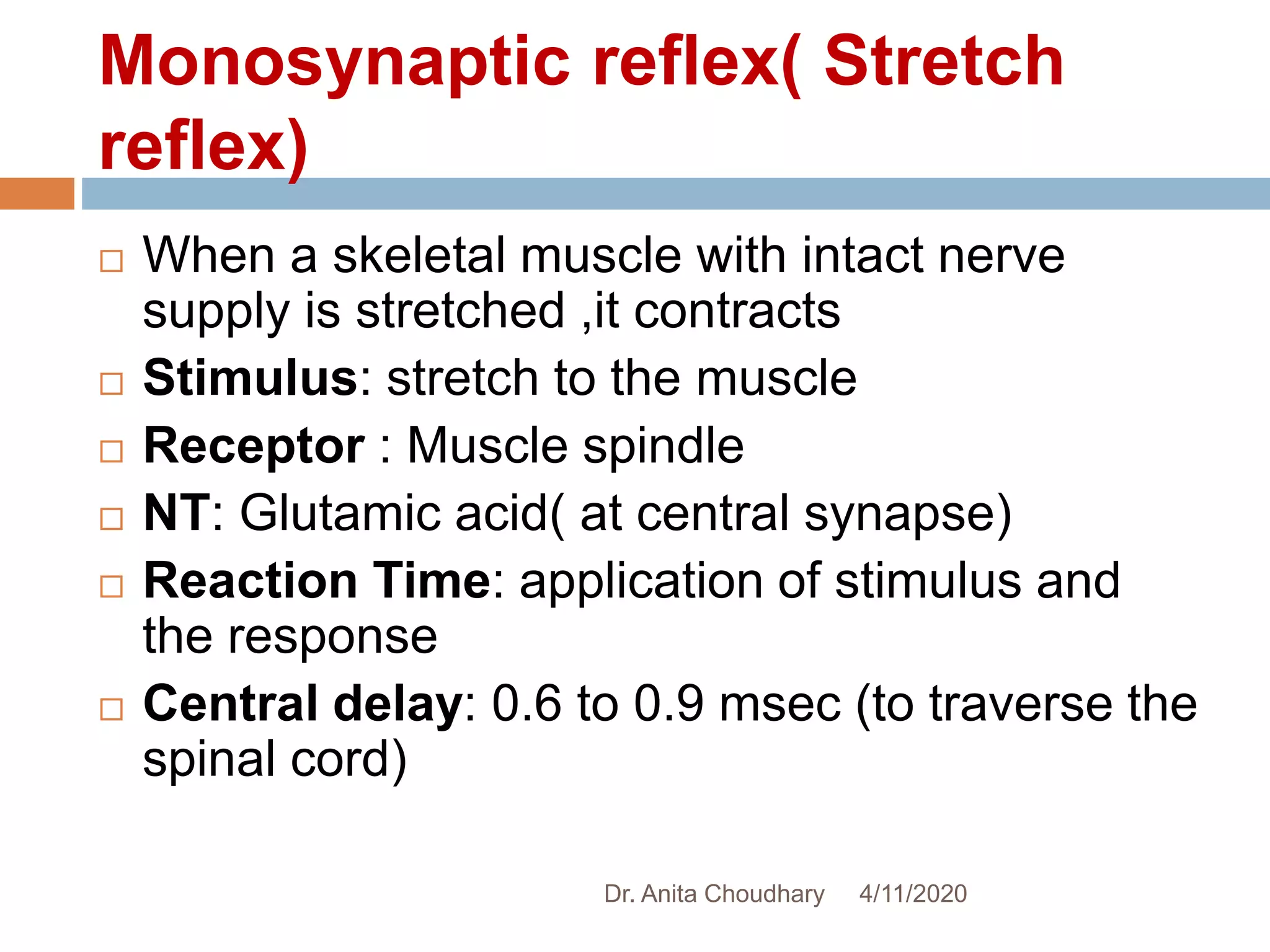 REFLEX ( Physiology) | PPTX