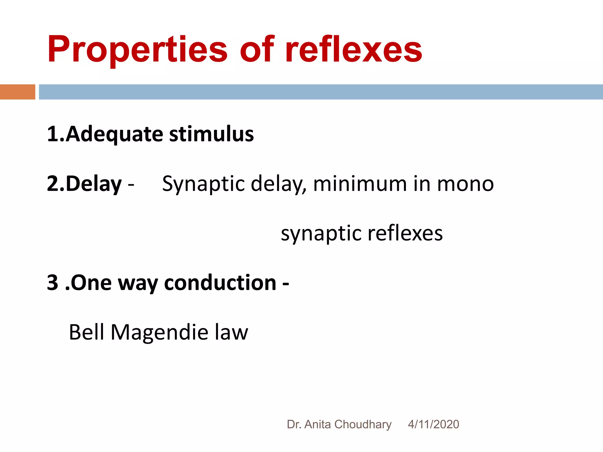 REFLEX ( Physiology) | PPTX