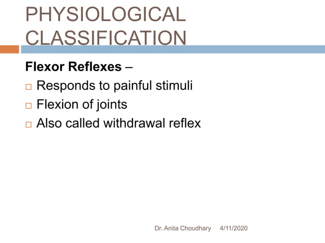 REFLEX ( Physiology) | PPTX