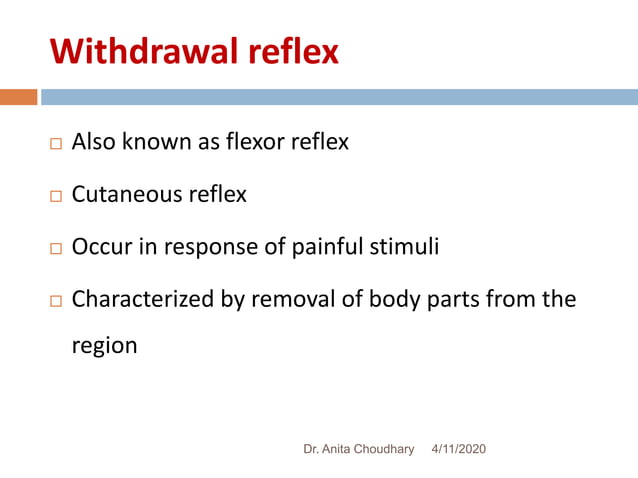 REFLEX ( Physiology) | PPTX