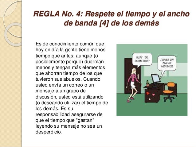 10 reglas basicas de la netiqueta